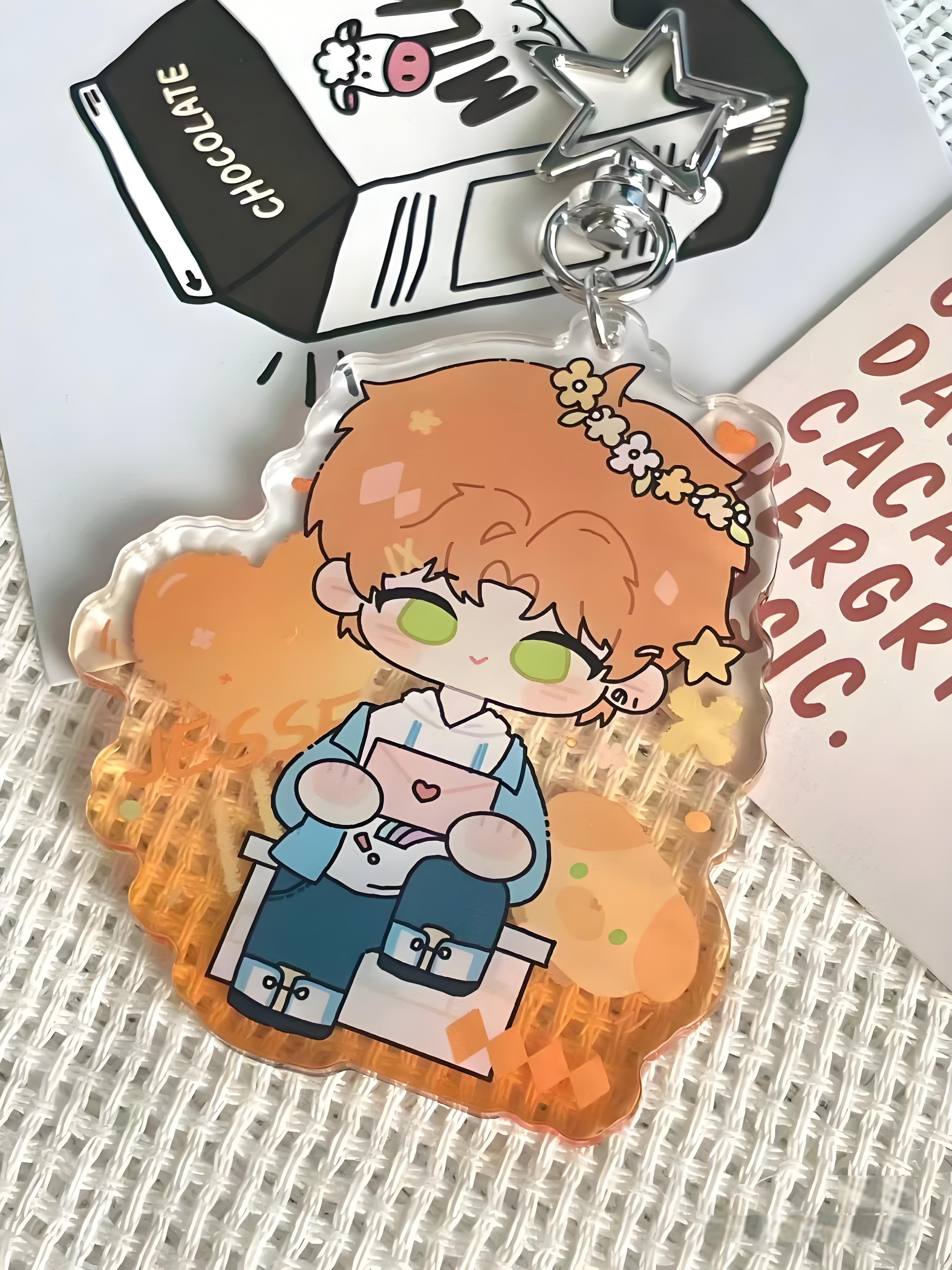 Custom Holographic Acrylic Keychains - Didacreative